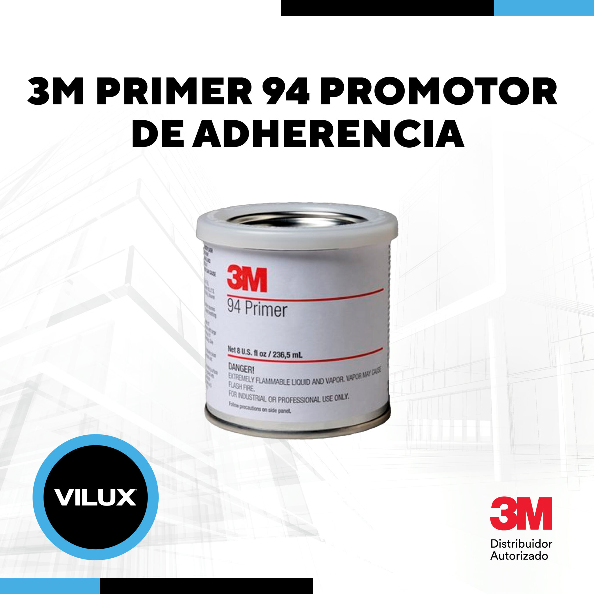 Primer 94 Promotor de Adherencia 3M - Vilux